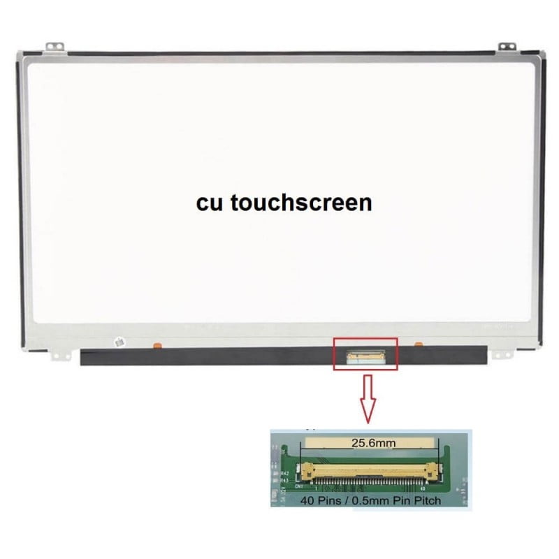 Display laptop 15.6 inch LP156WF7(sp)(a1) 1920x1080 touchscreen 40 pin ...